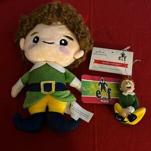 Hallmark | Holiday | Buddy The Elf Gift Set Wplush And Christmas Tree ...